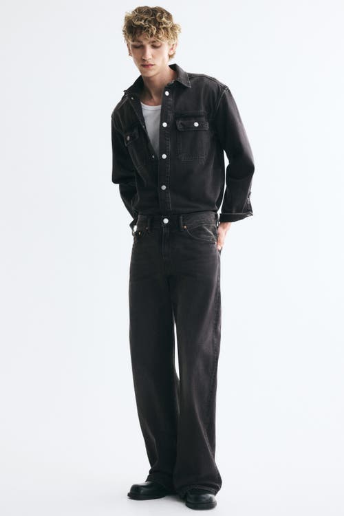H&M Relaxed Bootcut Jeans in Cotton Denim